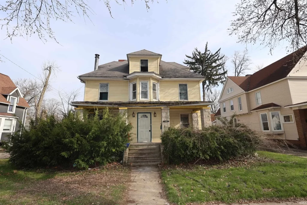 c.1897 Three Bedroom Indiana Fixer Upper Under $50K