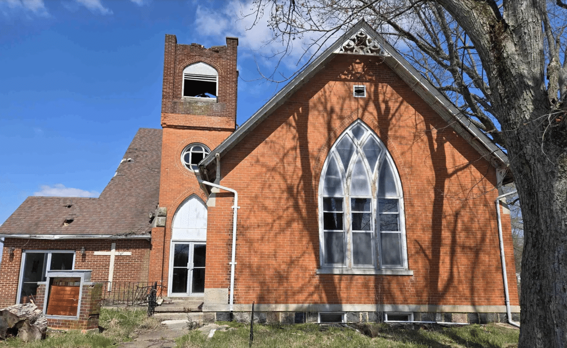 c.1893 Indiana Fixer Upper Church For Sale $30K
