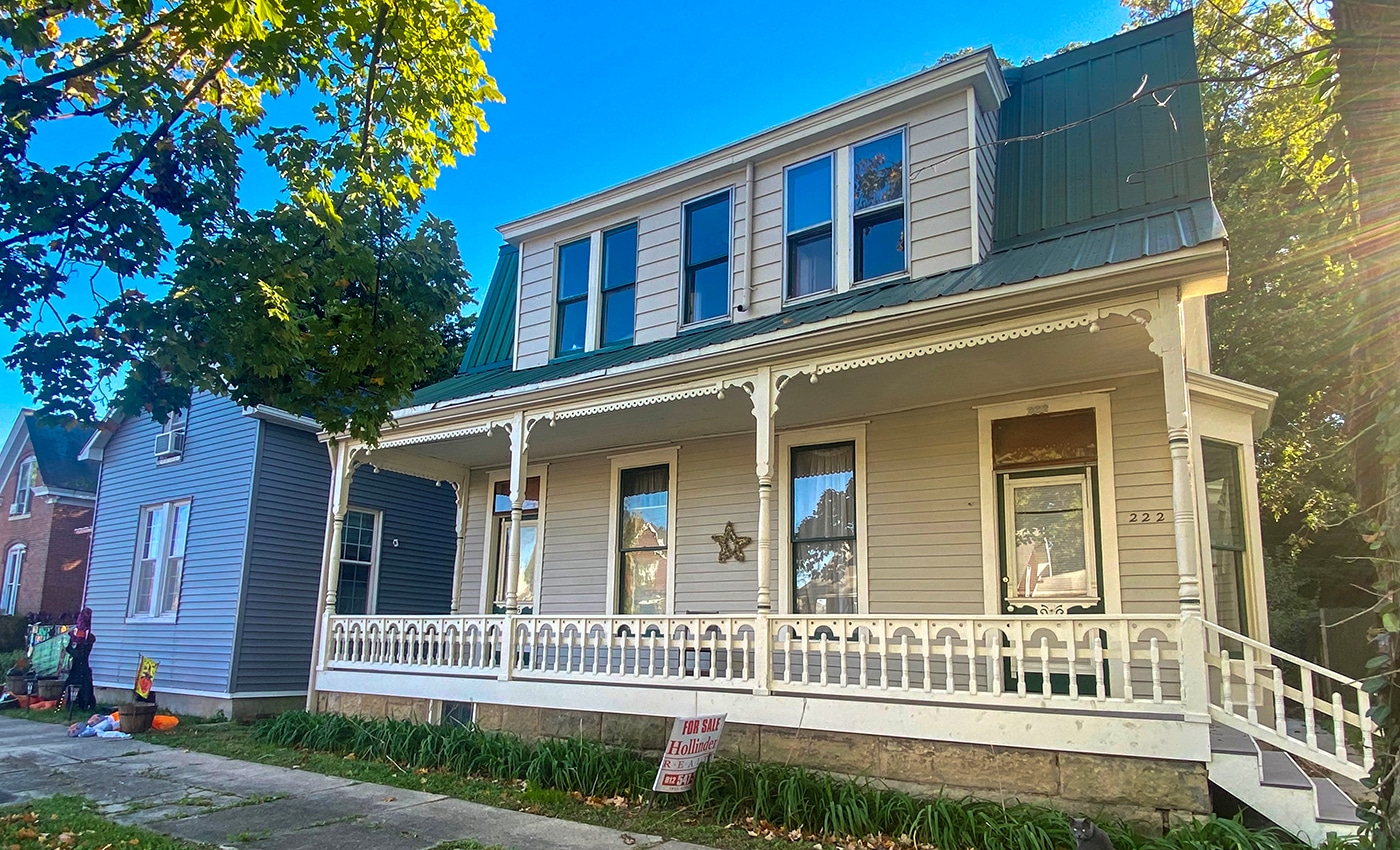 c.1885 Indiana Fixer Upper Colonial Revival $65K