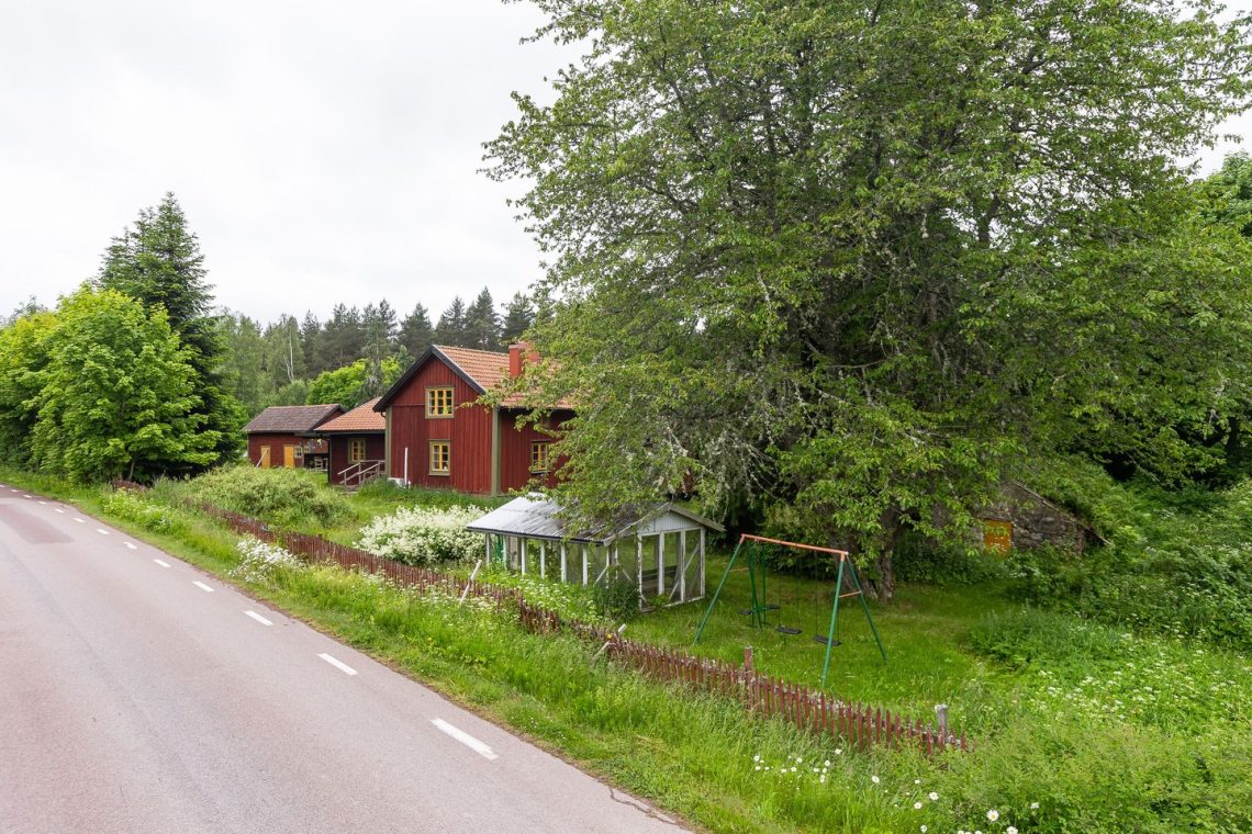c.1901 Two Bedroom Little Red Farmhouse For Sale In Sweden Under $62K US