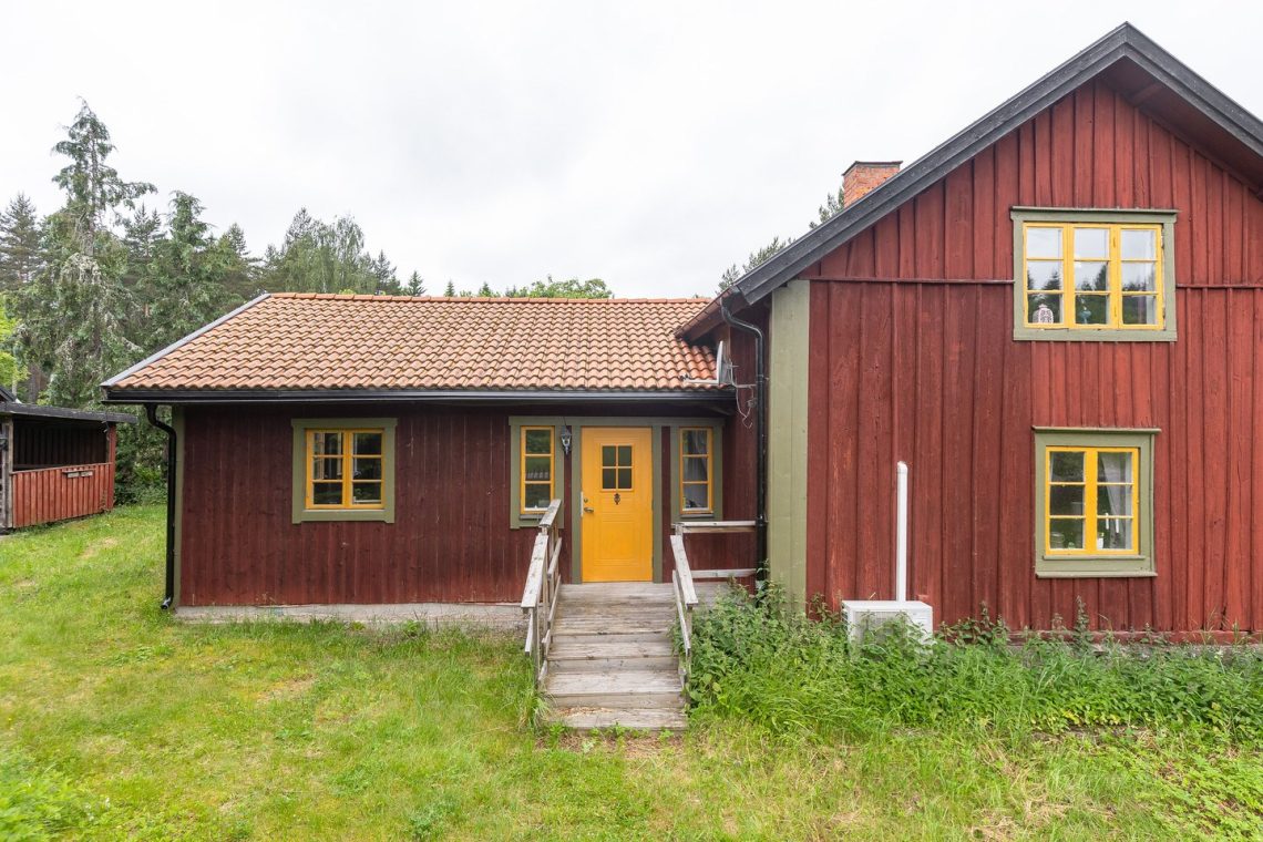 c.1901 Two Bedroom Little Red Farmhouse For Sale In Sweden Under $62K US