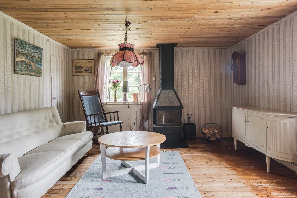 c.1901 Two Bedroom Little Red Farmhouse For Sale In Sweden Under $62K US